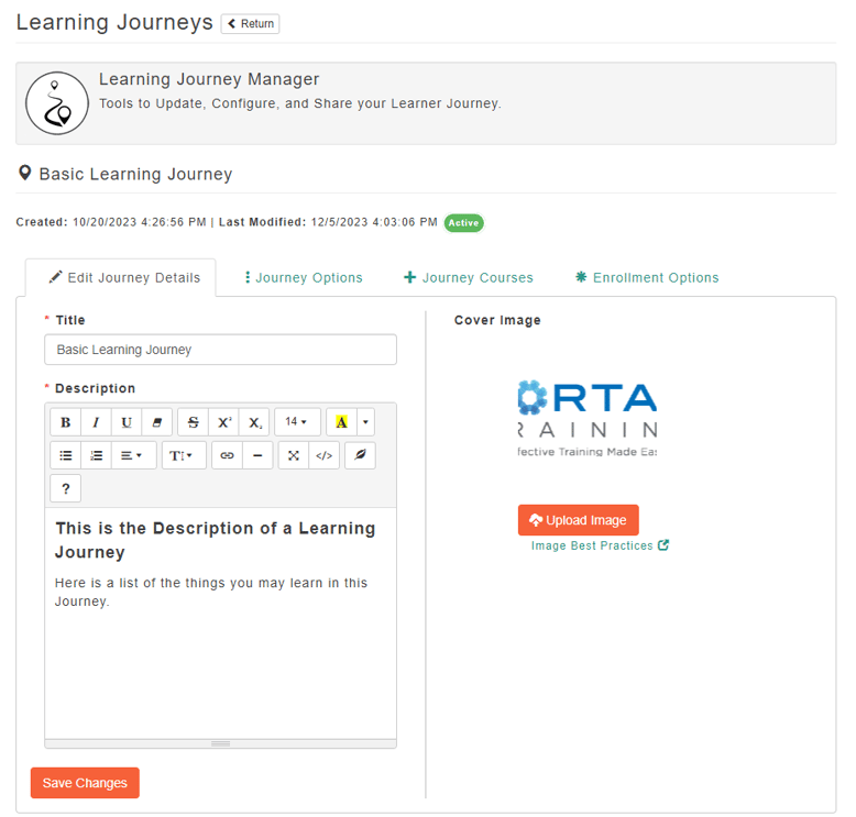 Learning Journeys: Overview