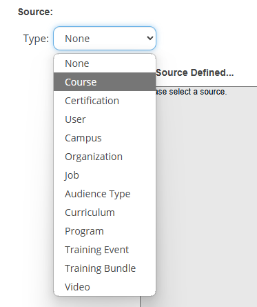Mapping Items to a Catalog